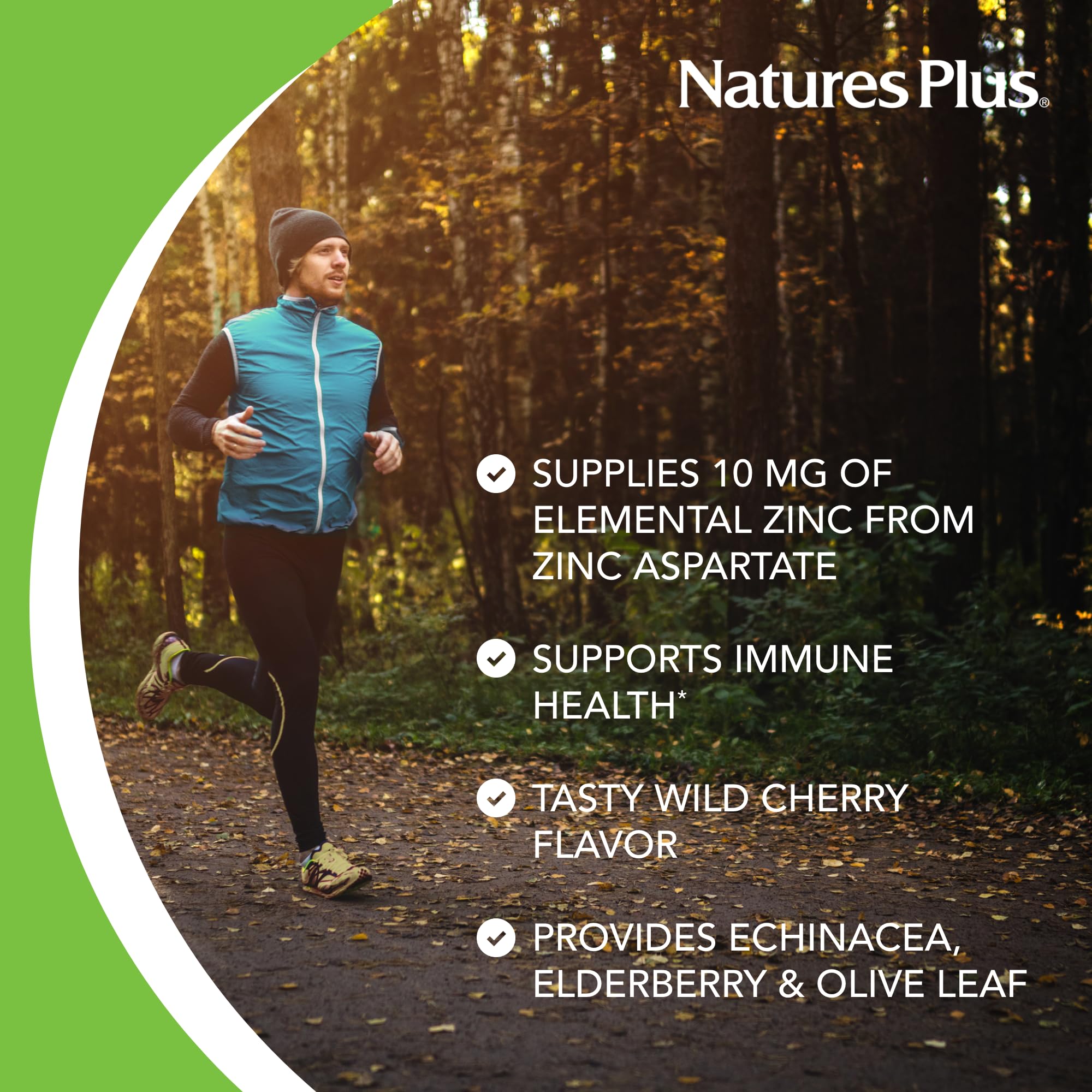 Zinc lozenges for seasonal wellness