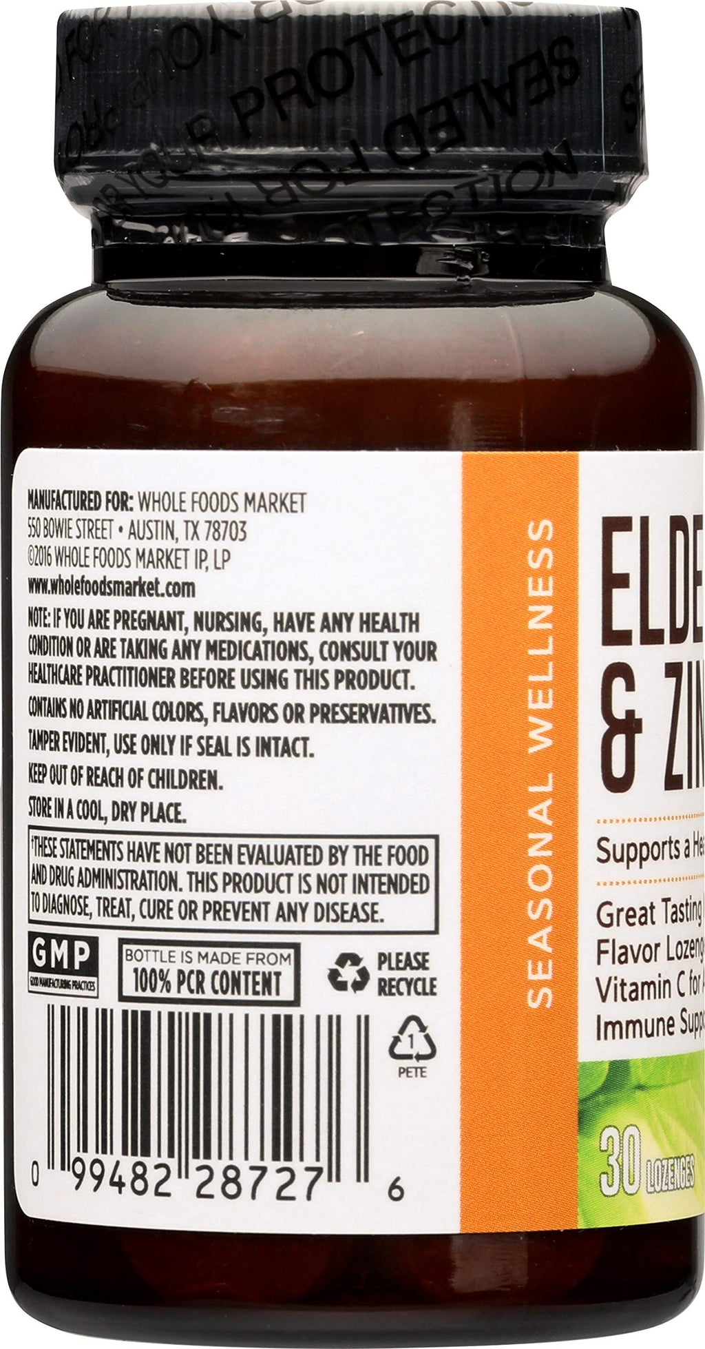 Zinc lozenges for seasonal wellness
