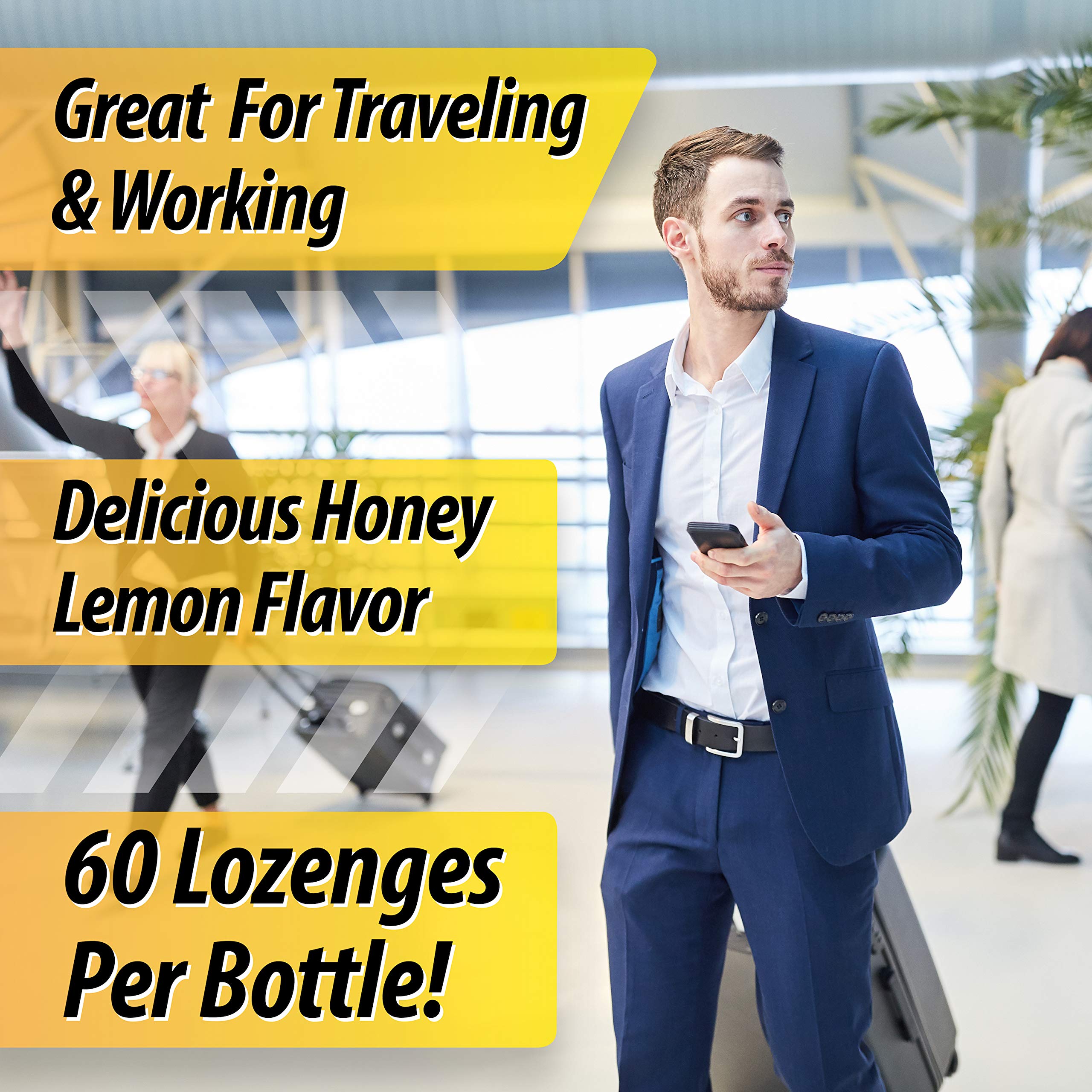 Zinc lozenges for sore throat relief