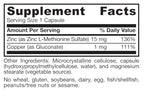 Zinc lozenges for throat comfort
