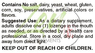 zinc lozenges for throat comfort