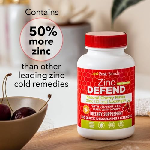 zinc lozenges with vitamin C