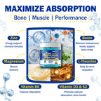 Zinc magnesium tablets for muscle recovery