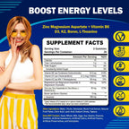 Zinc magnesium tablets for stress relief