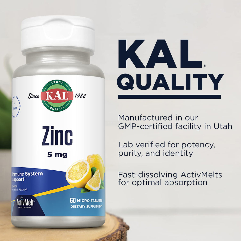 Zinc micro tablets for convenience