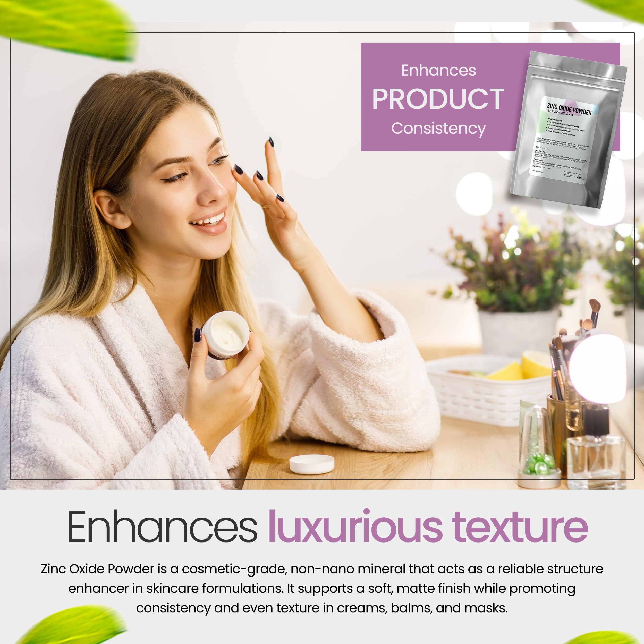 zinc oxide powder for acne treatment