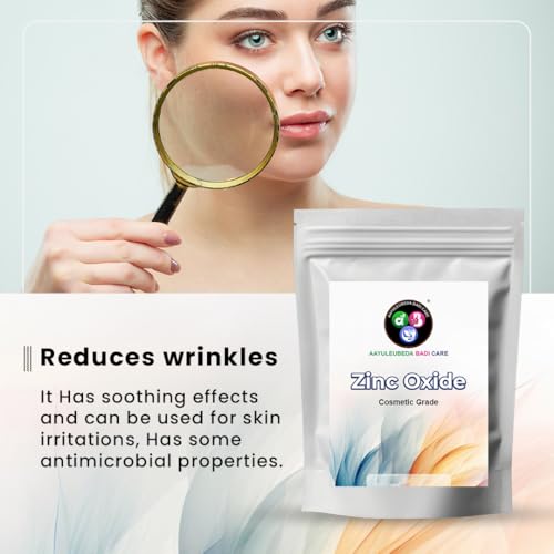 Zinc oxide powder for acne treatment