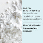 Zinc oxide powder for DIY skincare