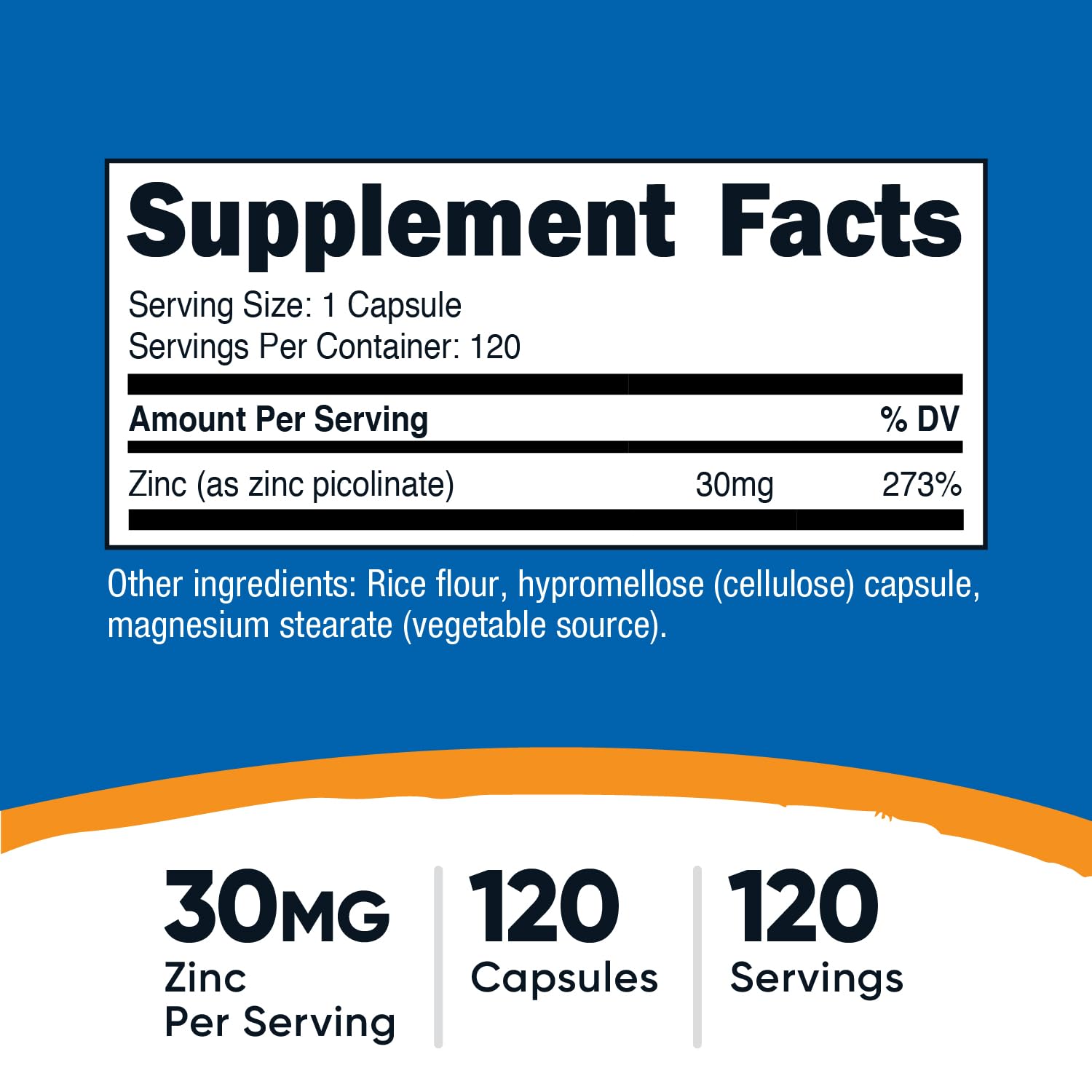 Zinc picolinate 30mg for better absorption