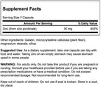 Zinc picolinate 50 mg for better absorption