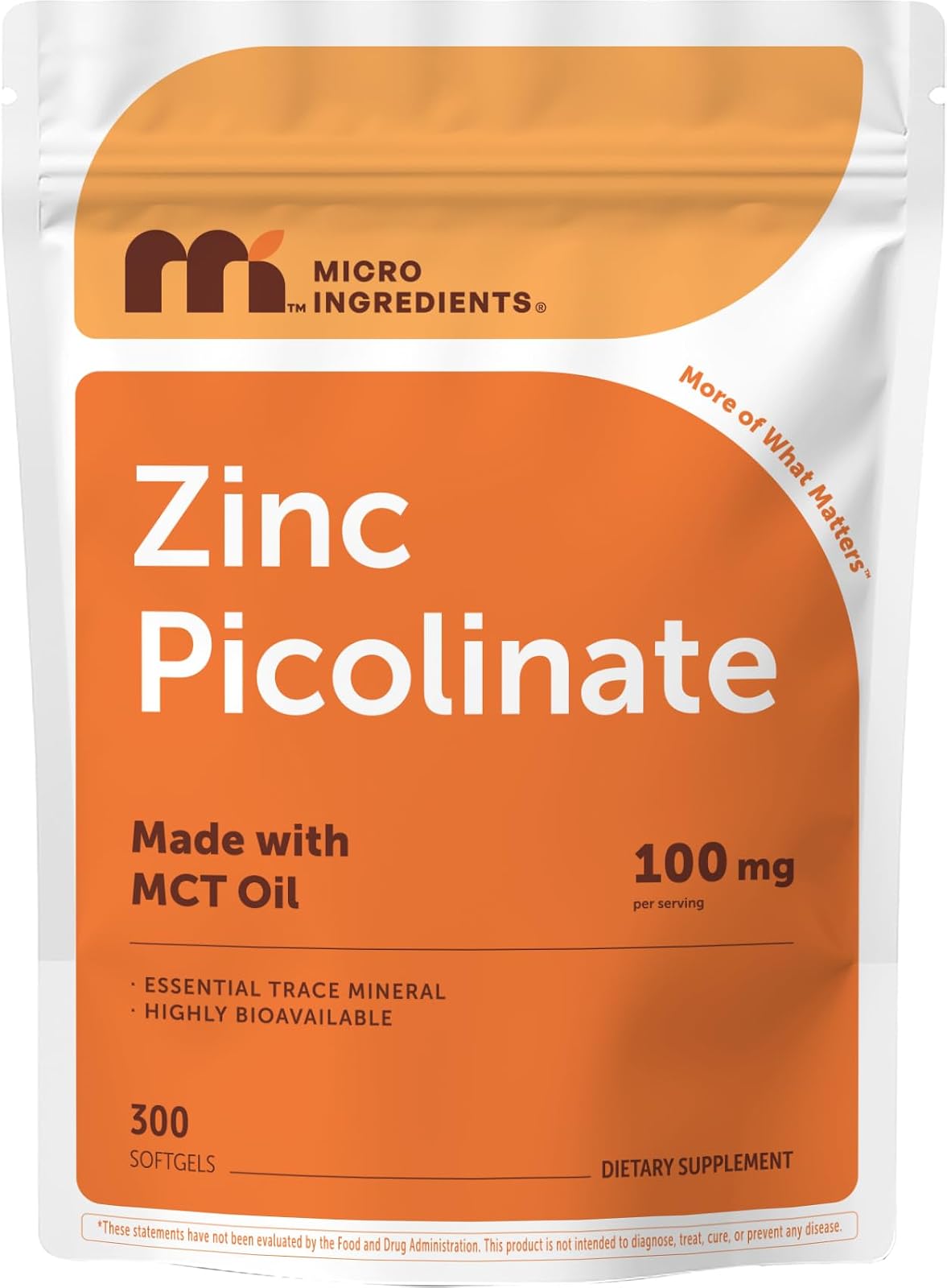 Zinc Picolinate 50 mg softgels