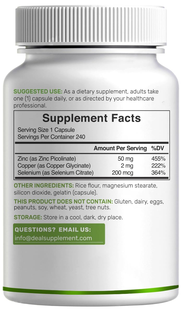 zinc picolinate 50mg dosage