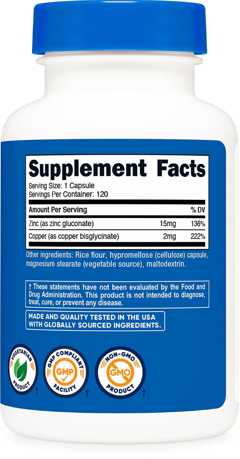 zinc picolinate and copper blend