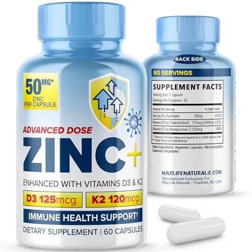 Zinc picolinate capsules for bone health
