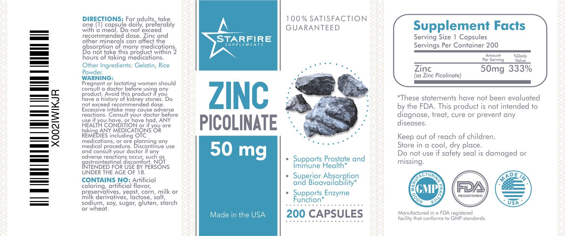 Zinc Picolinate for better absorption
