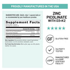 Zinc picolinate for better absorption