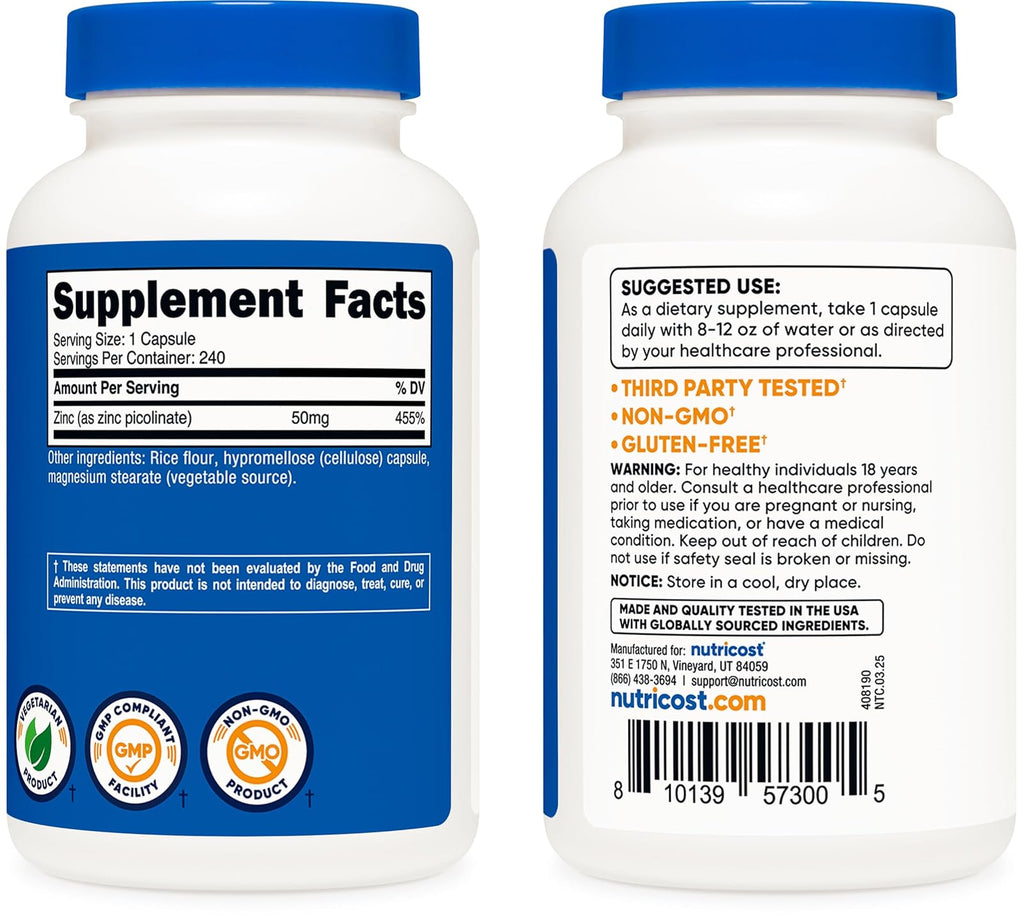 zinc picolinate for better absorption