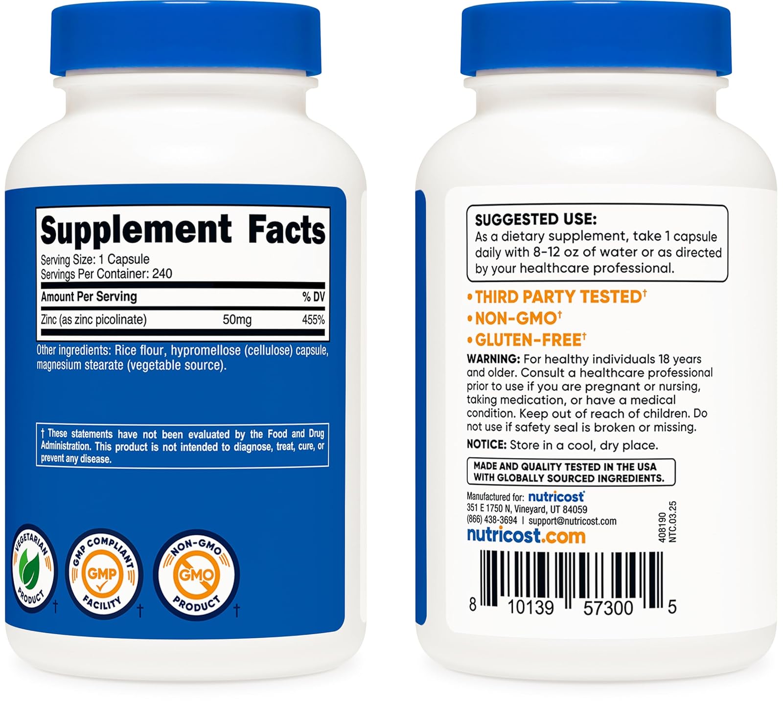 zinc picolinate for better absorption