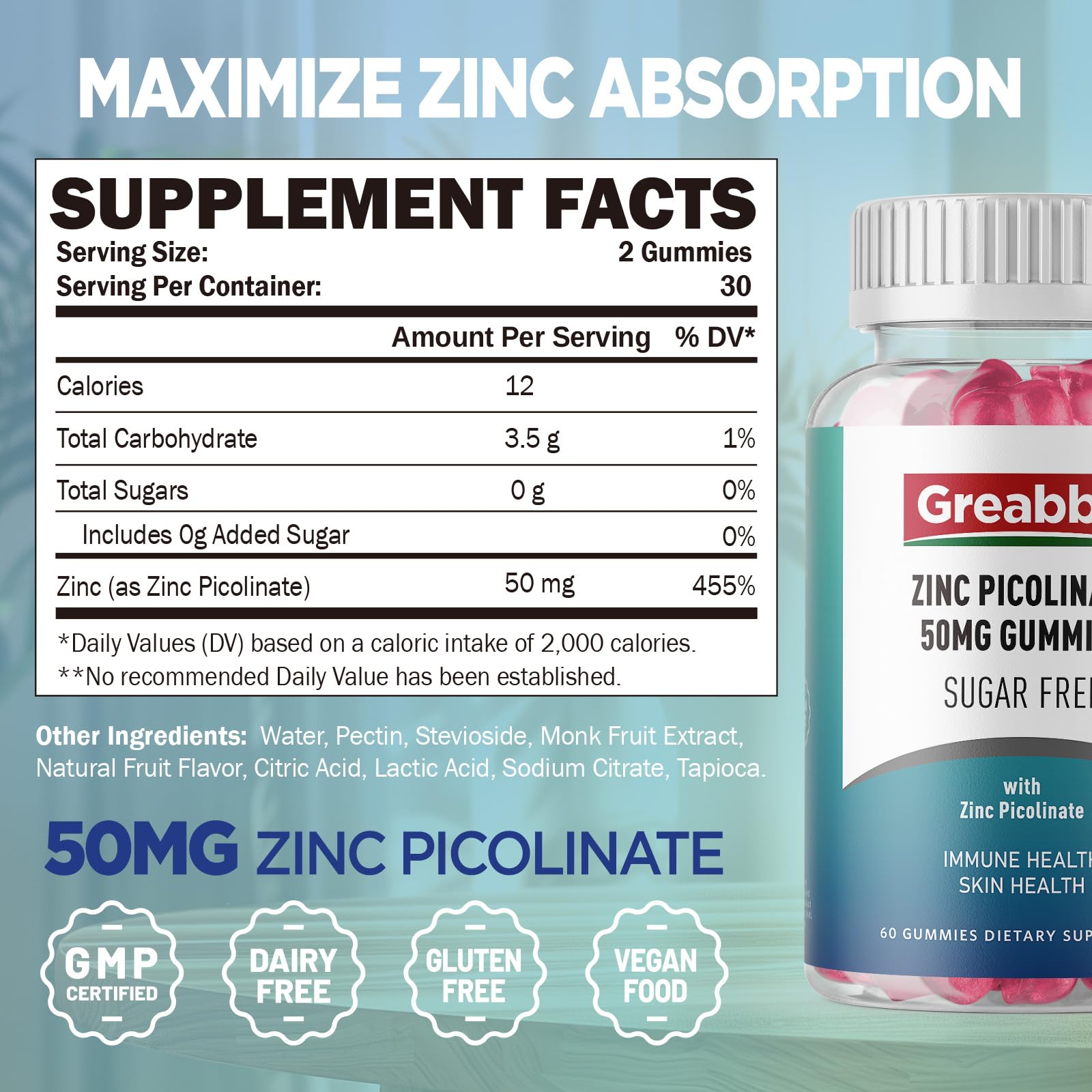 zinc picolinate for daily nutrition