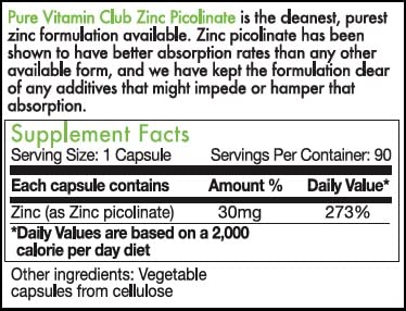 zinc picolinate for immune support