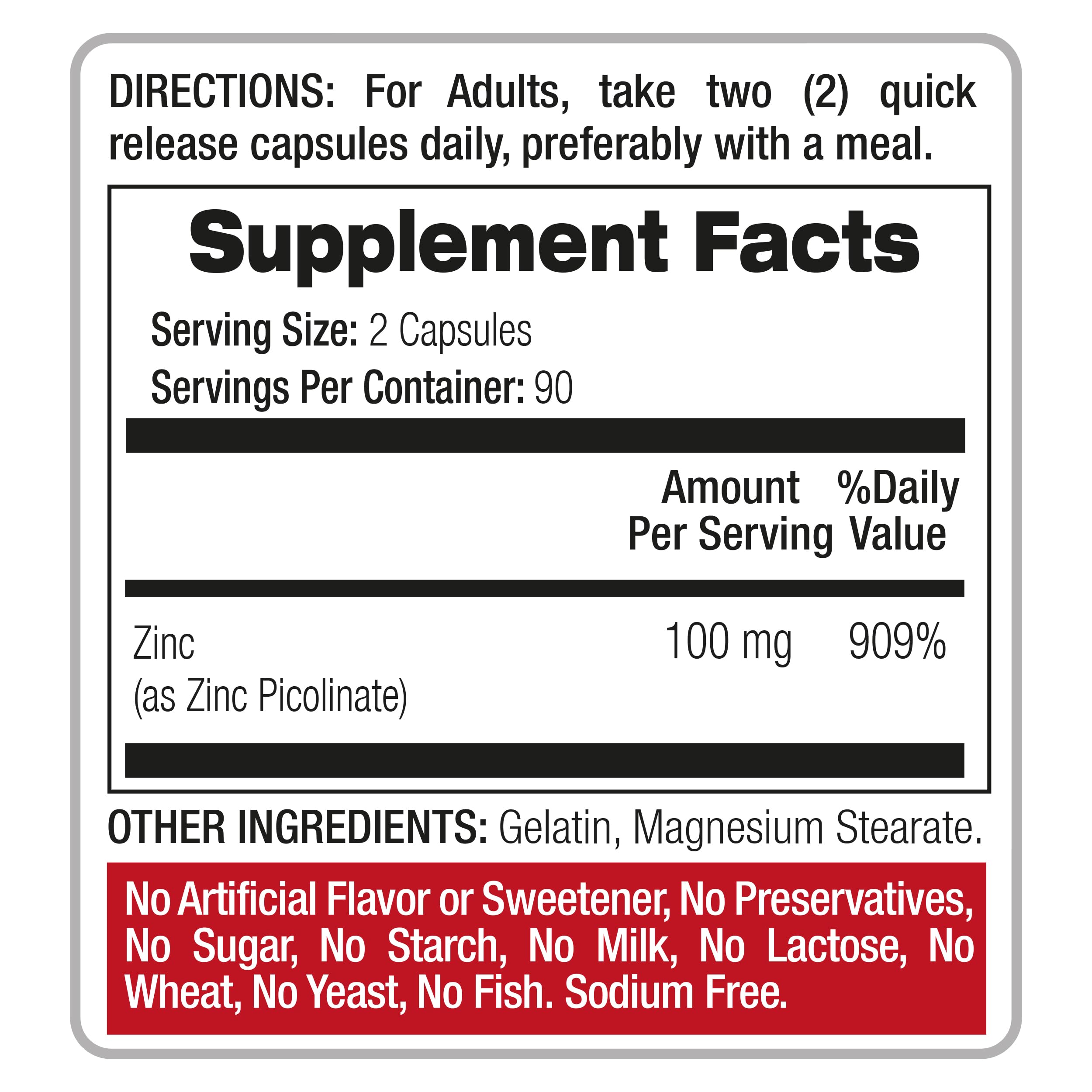 Zinc Picolinate for optimal absorption