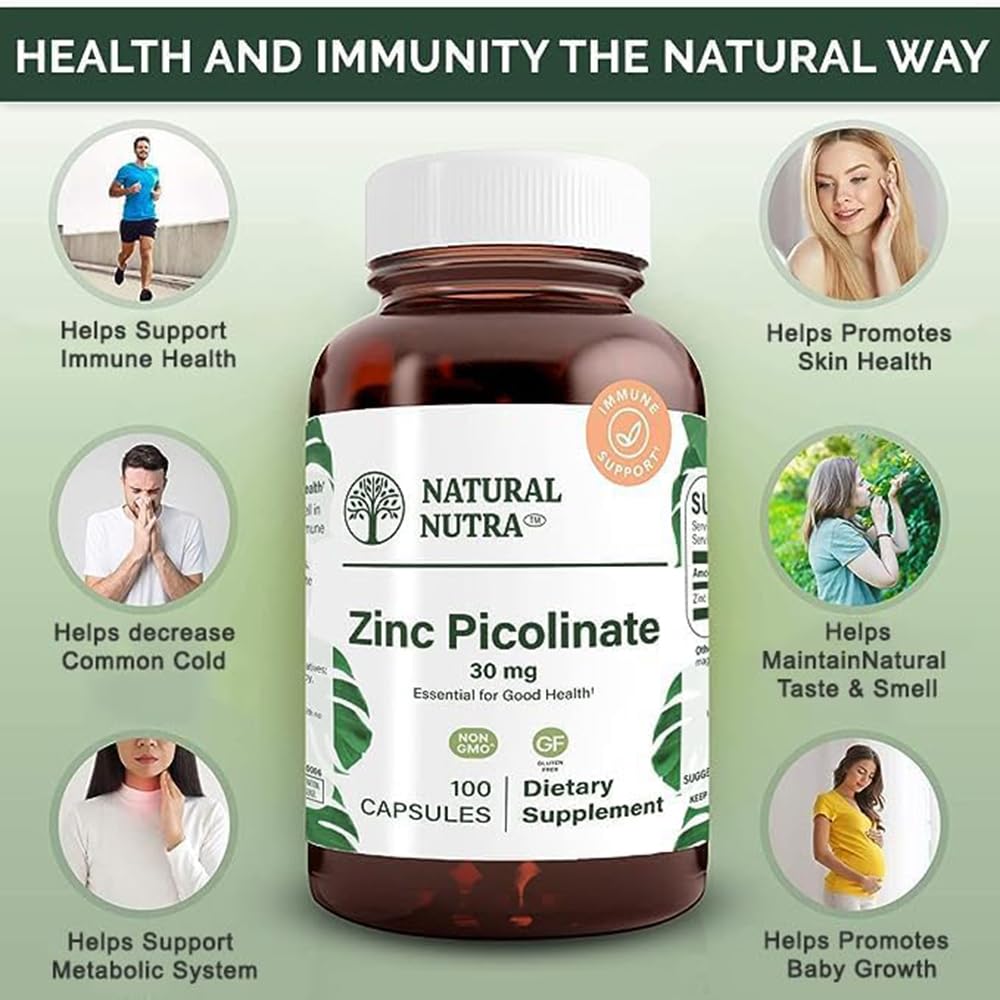 Zinc picolinate for skin health