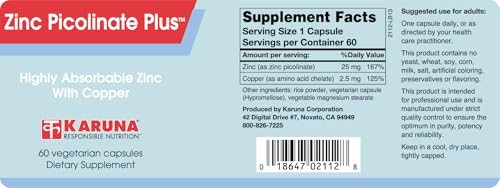 zinc picolinate plus for overall wellness