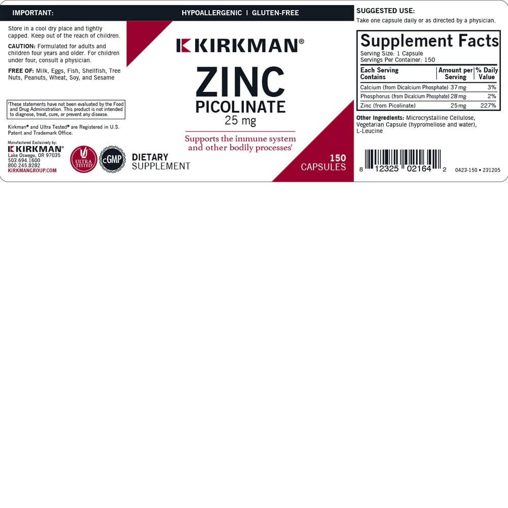 Zinc Picolinate supplement for better absorption