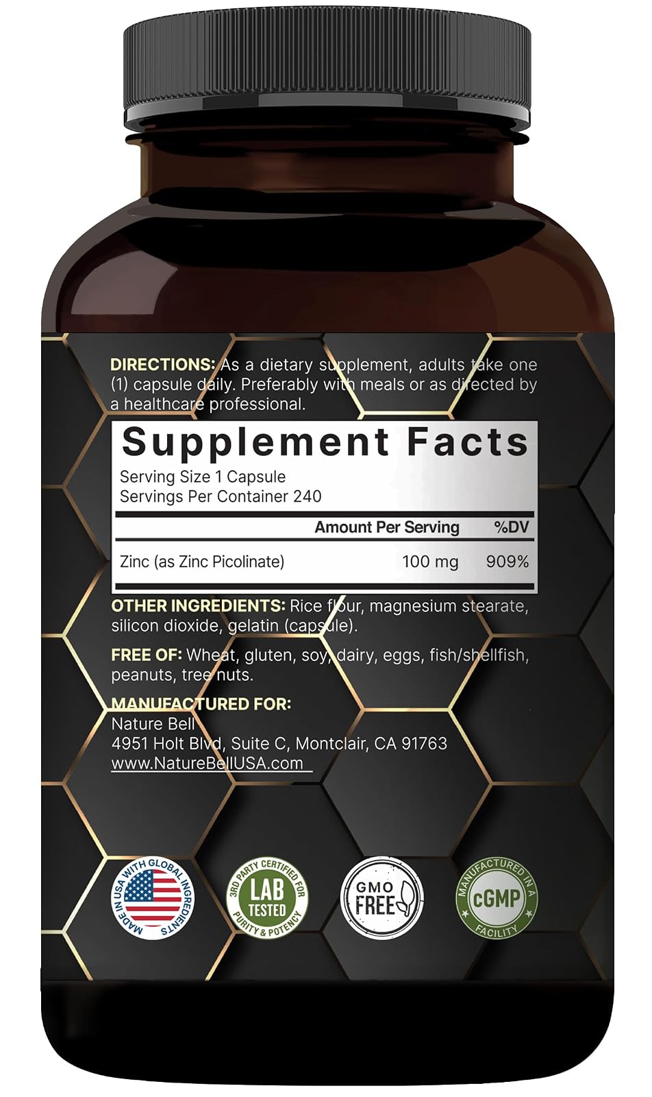 zinc picolinate supplement for men