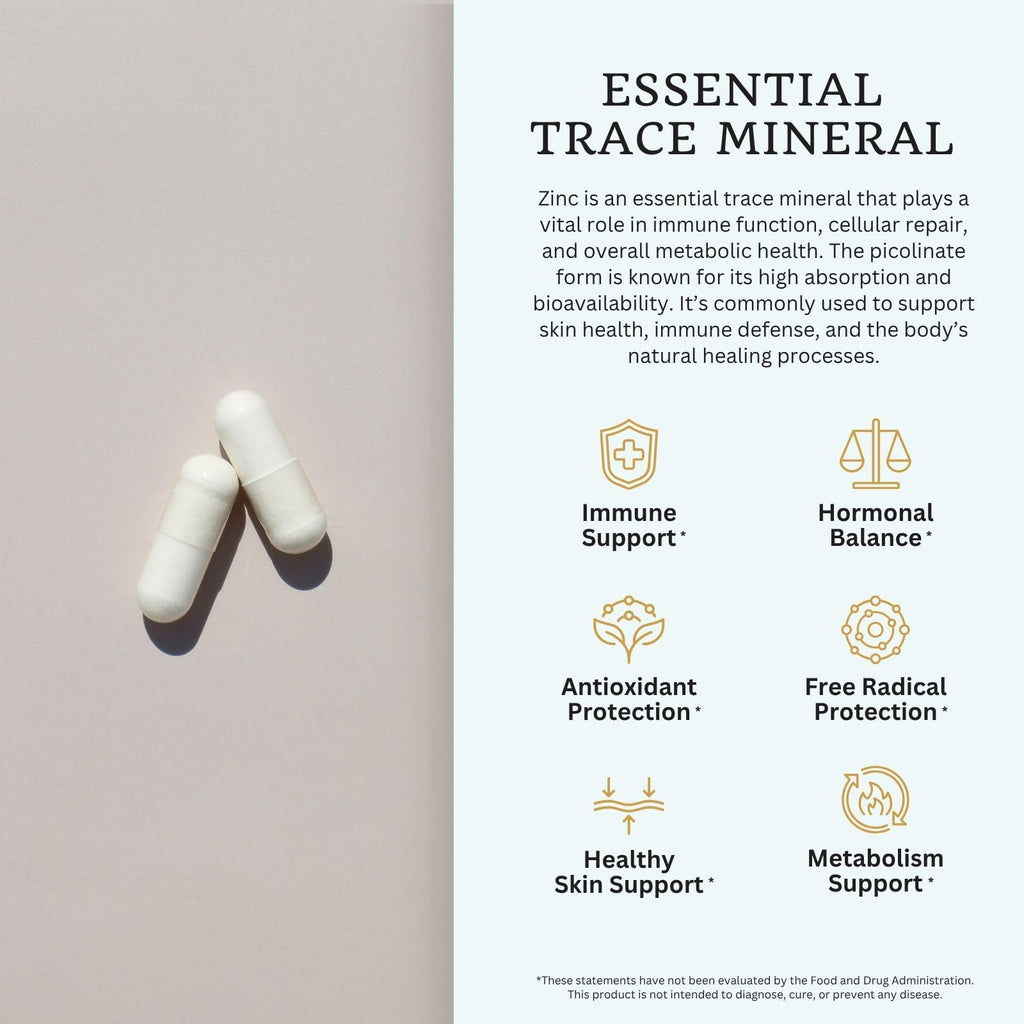 Zinc picolinate supports skin health