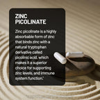Zinc picolinate with K2 benefits