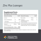 Zinc Plus lozenges for daily wellness