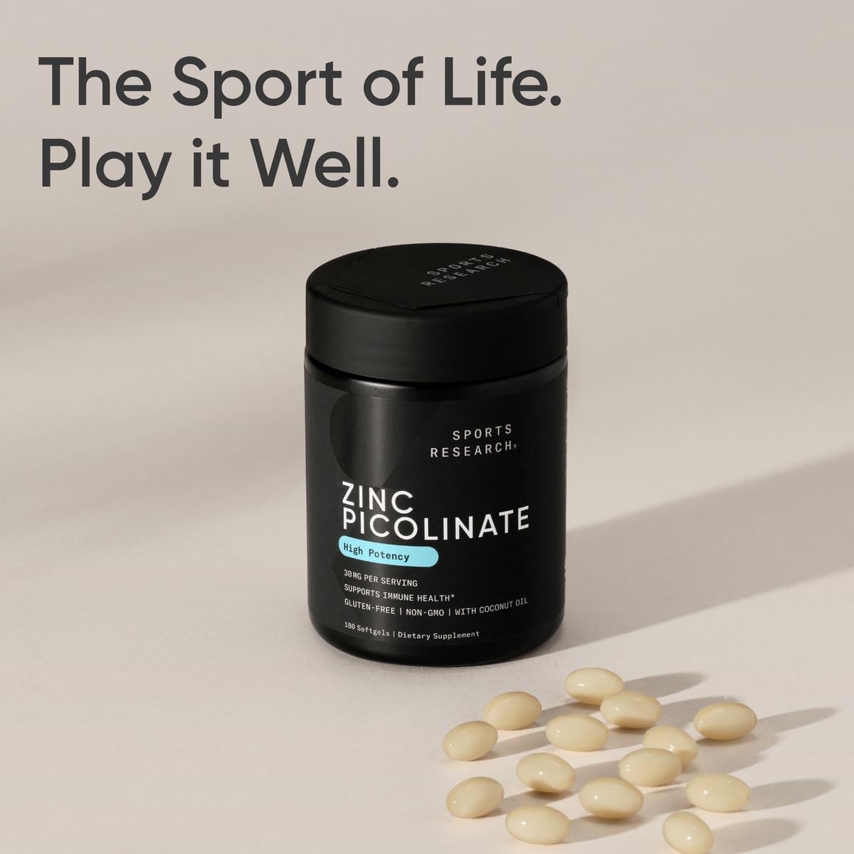 zinc softgels for convenient use