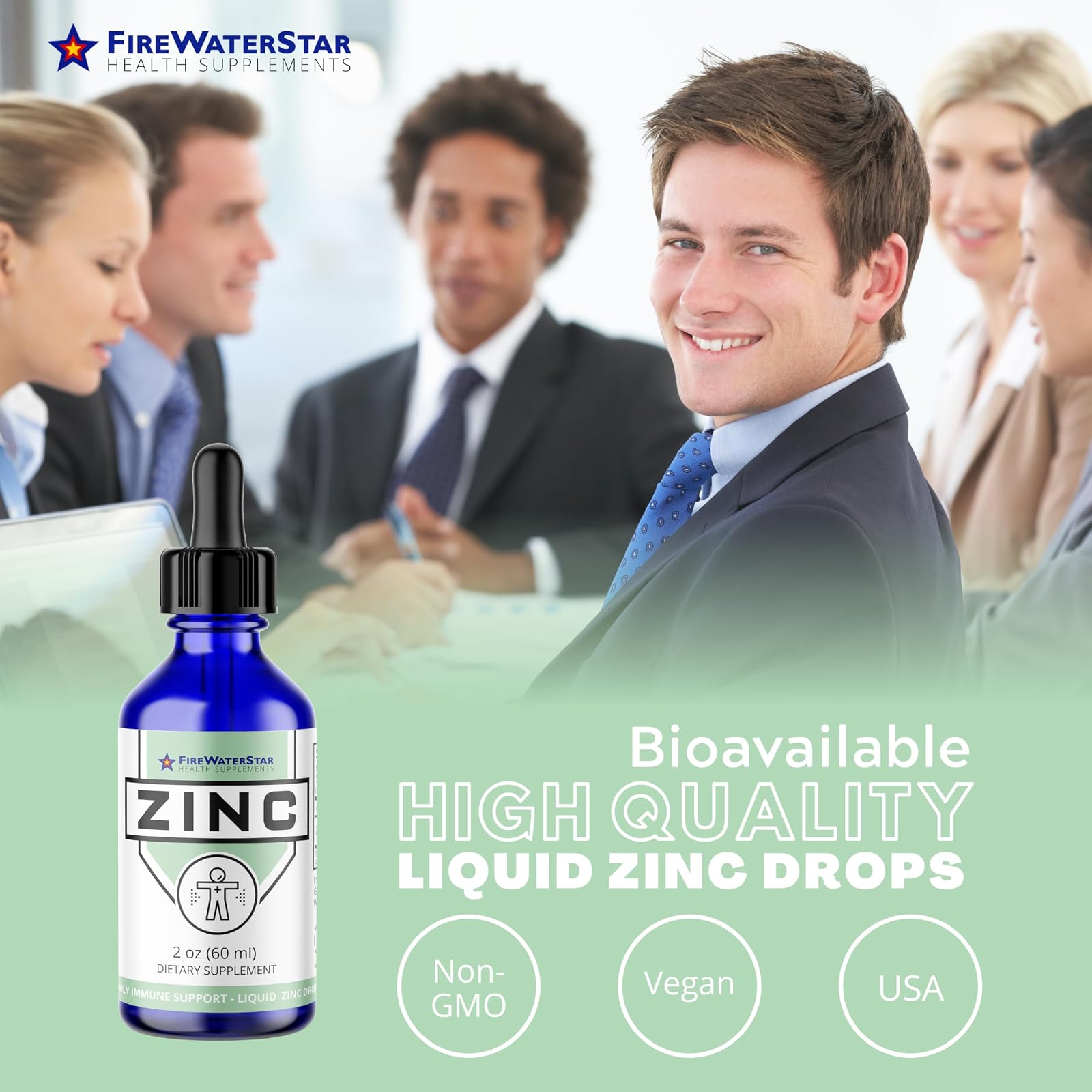 Zinc sulfate drops for better absorption