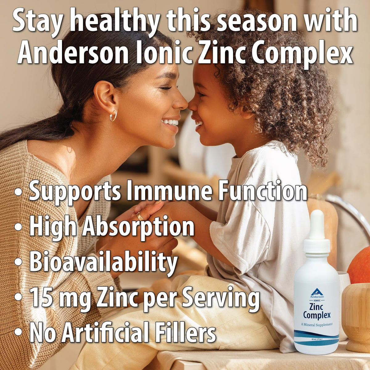 Zinc sulfate drops for better absorption