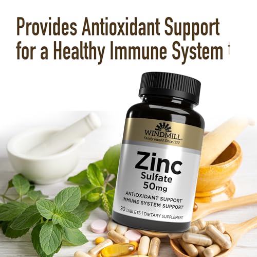 Zinc sulfate for mineral balance