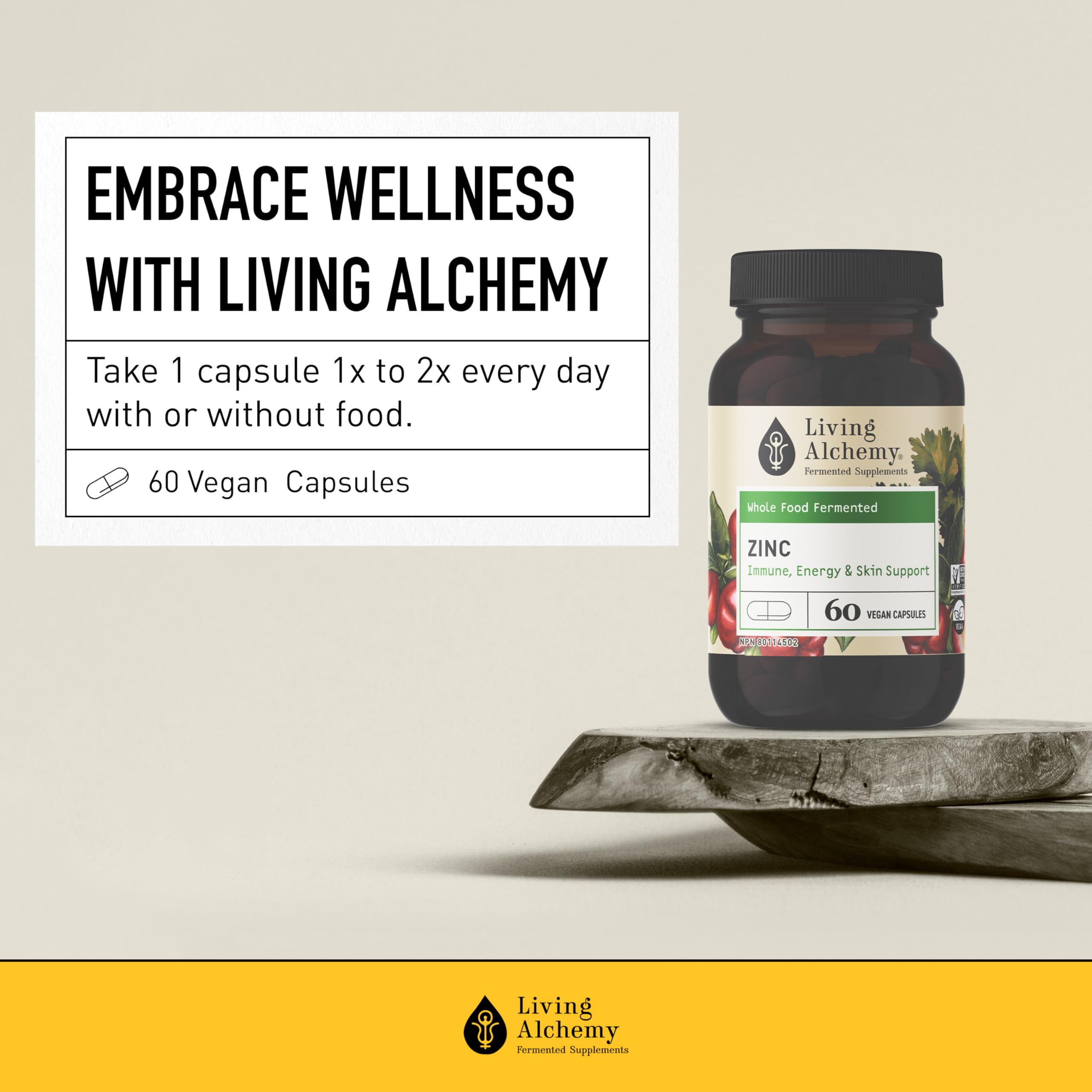 Zinc supplement for active lifestyles
