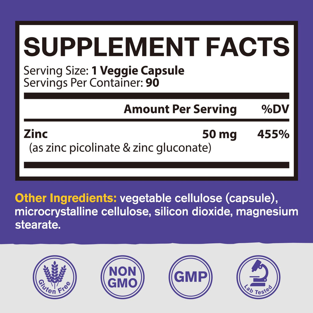 zinc supplement for daily wellness