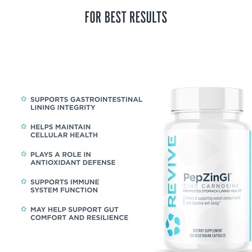 Zinc supplement for digestive comfort