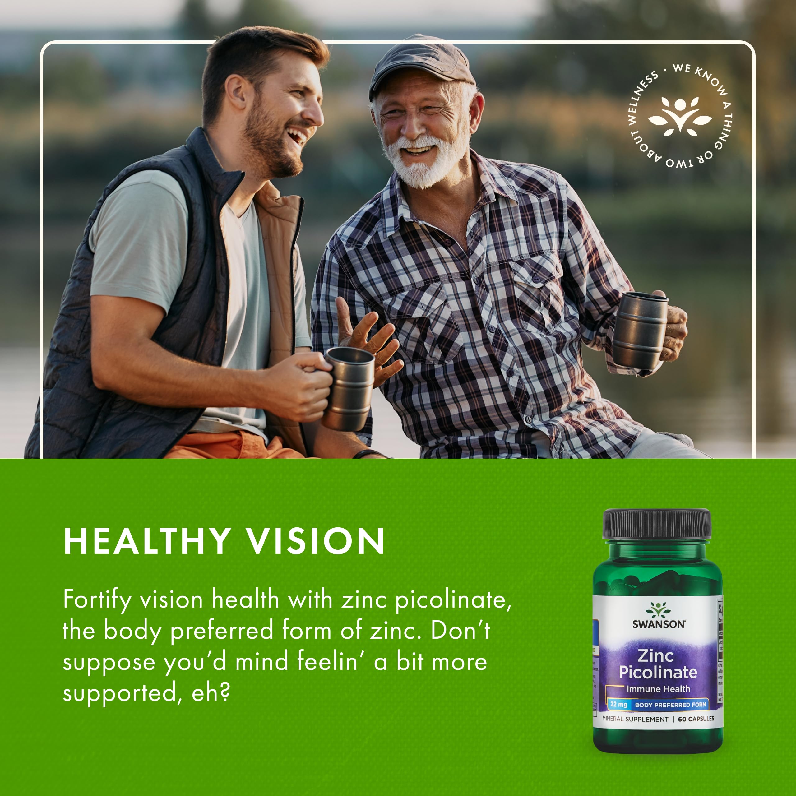 Zinc supplement for energy support