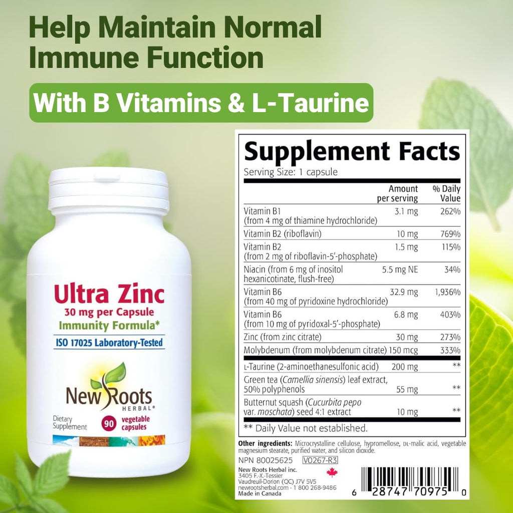 Zinc supplement for hair and skin