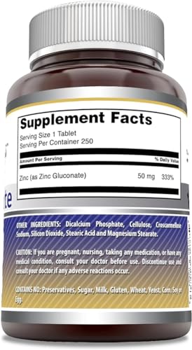 Zinc supplement for immune support