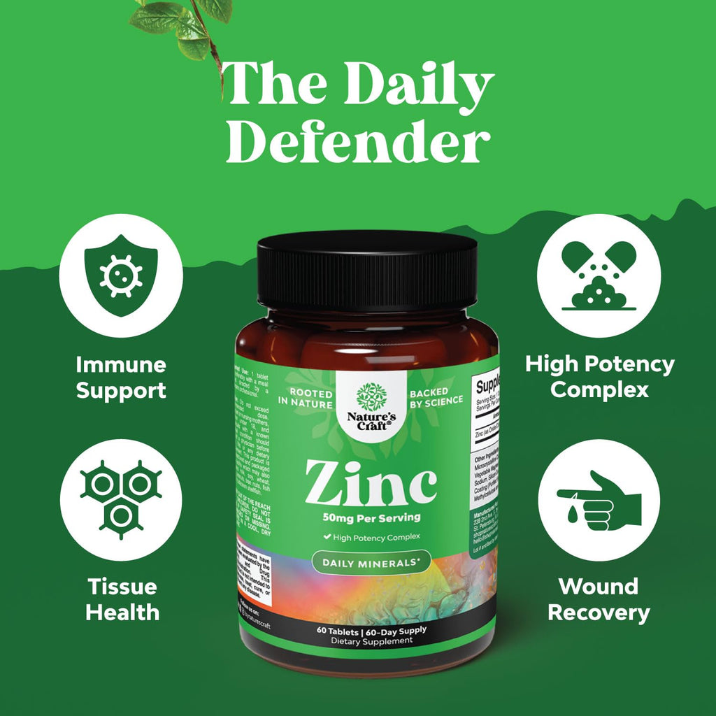 Zinc supplement for immune support