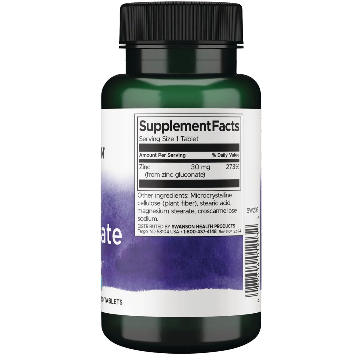Zinc supplement for immune support