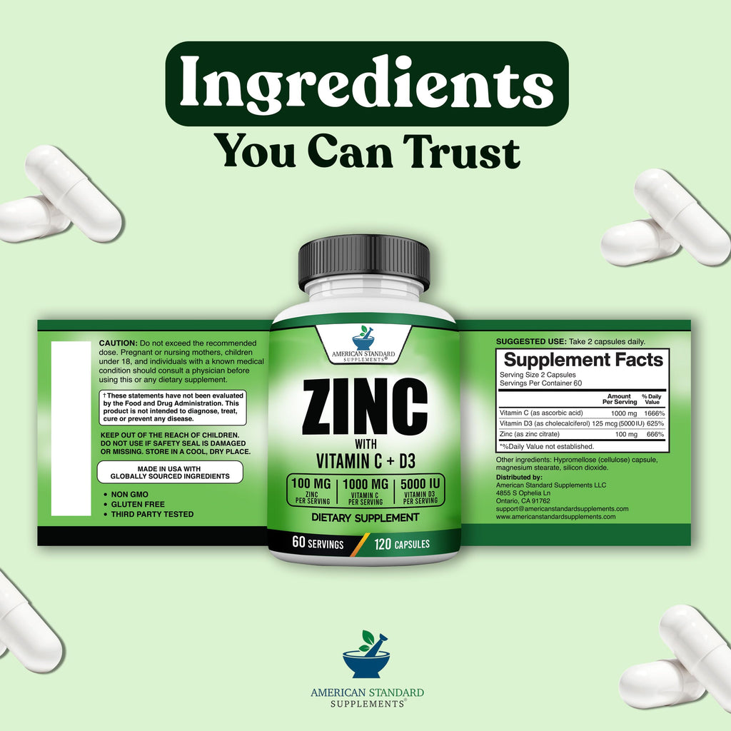 Zinc supplement for men and women