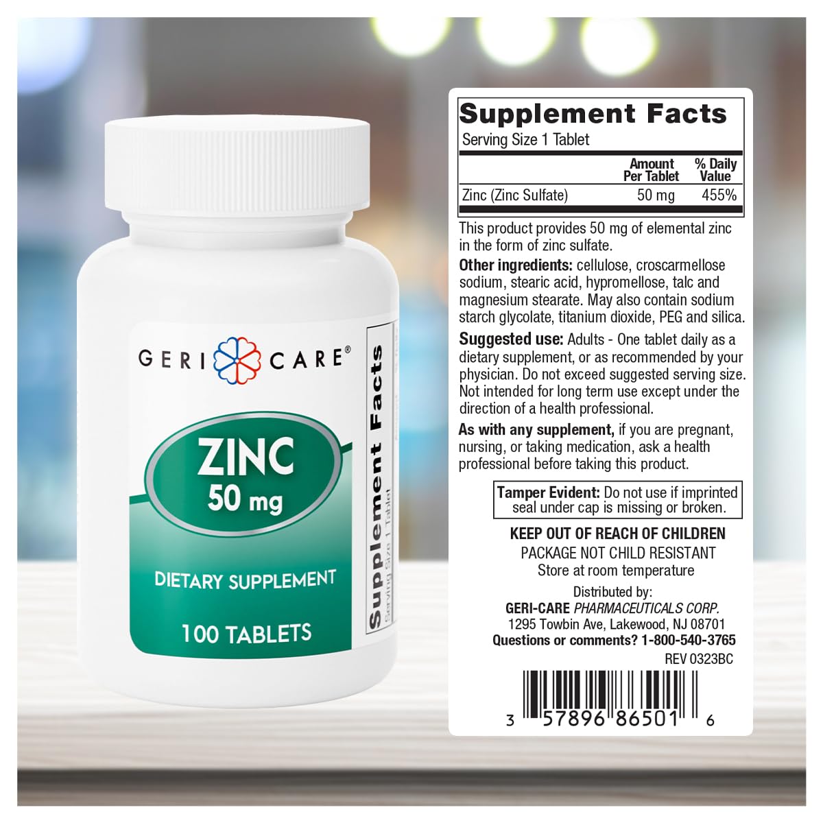 Zinc supplement for nutrient metabolism