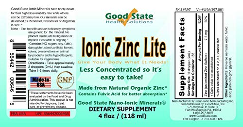 zinc supplement for optimal health