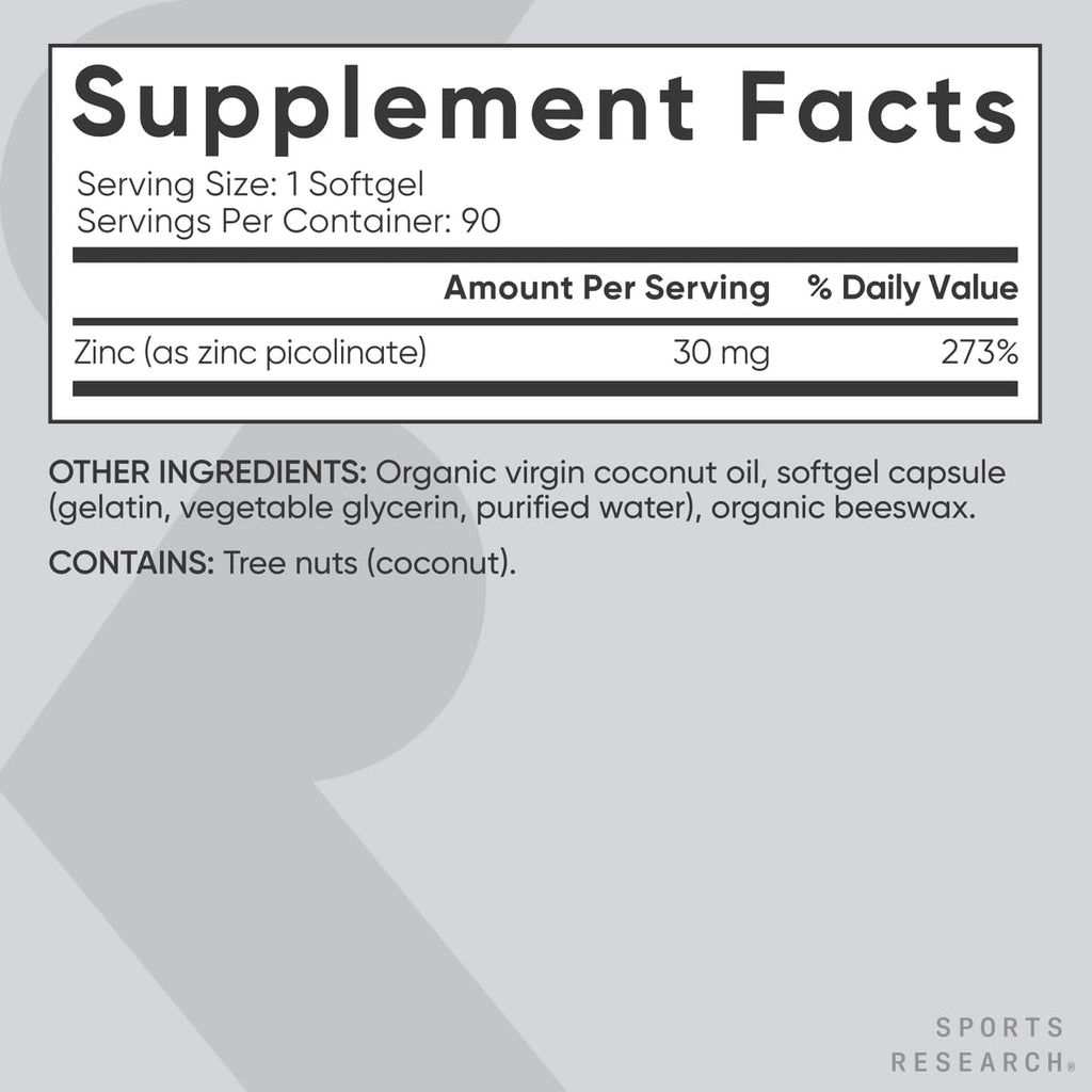 zinc supplement for overall wellness