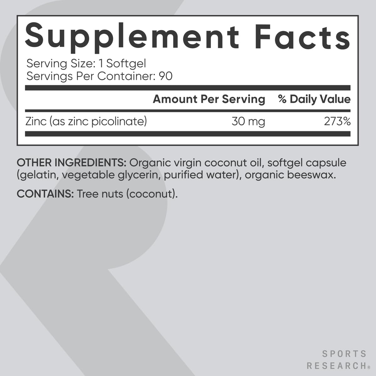 zinc supplement for overall wellness