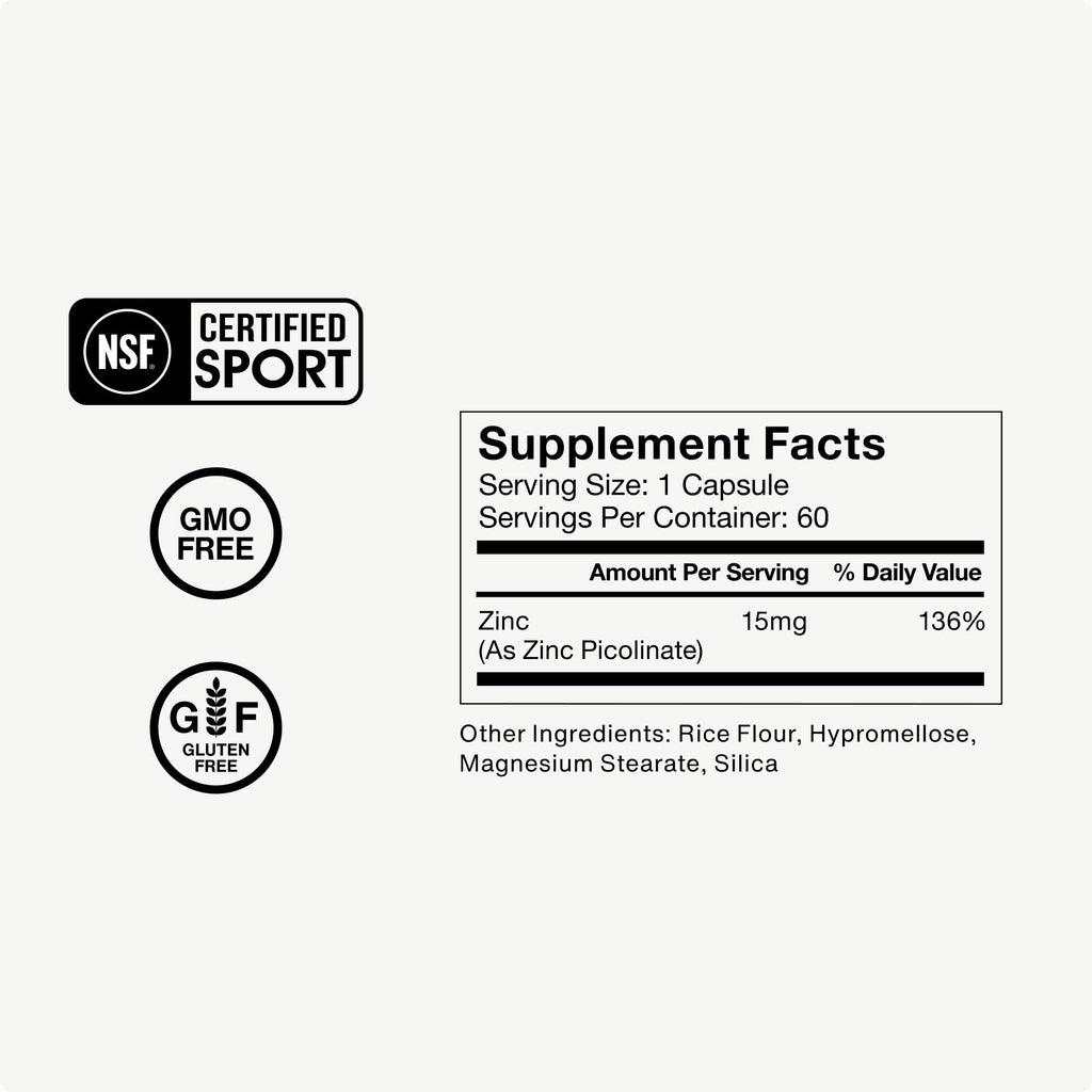 Zinc supplement for overall wellness
